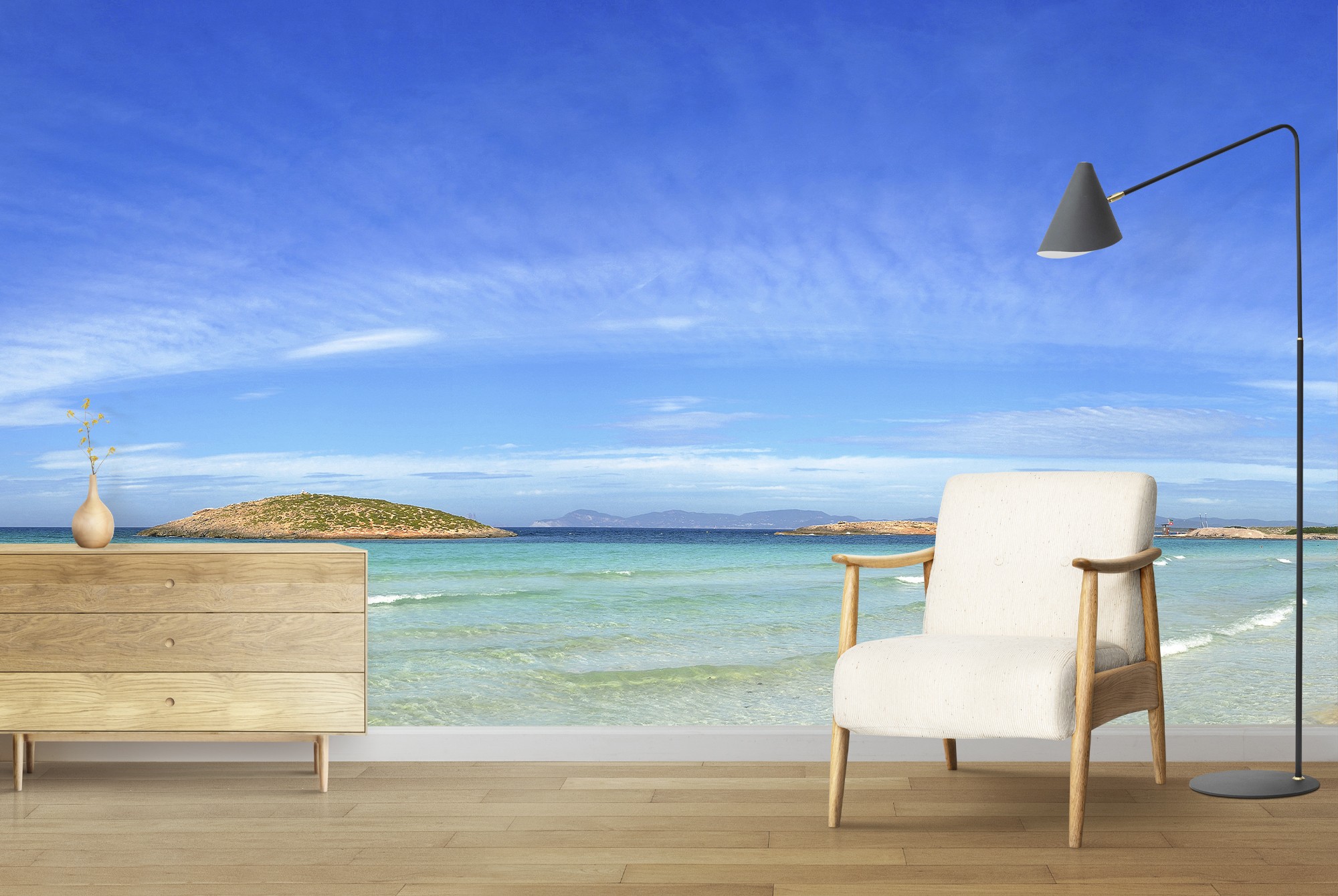 Formentera Beach Wallpaper Wall Mural