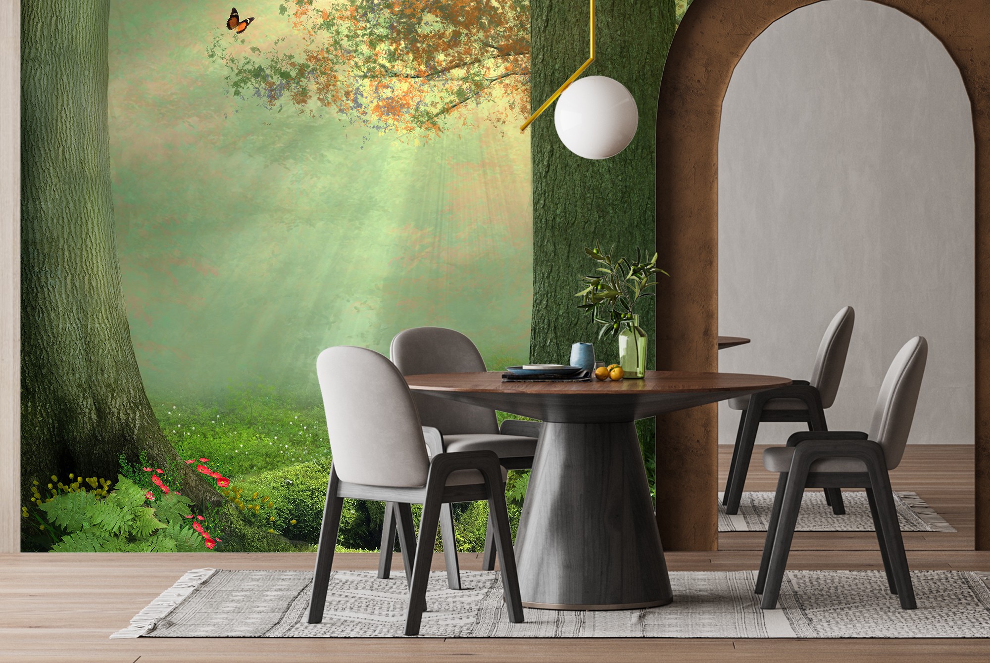 Magicical Woods Wallpaper Wall Mural