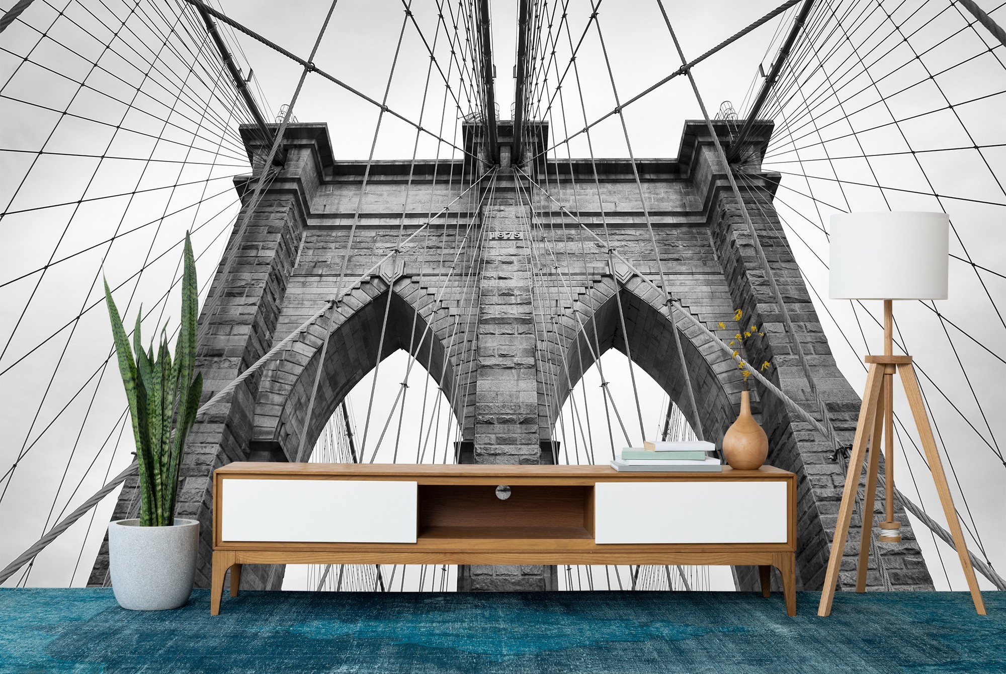 Brooklyn Bridge Wallpaper Wall Mural