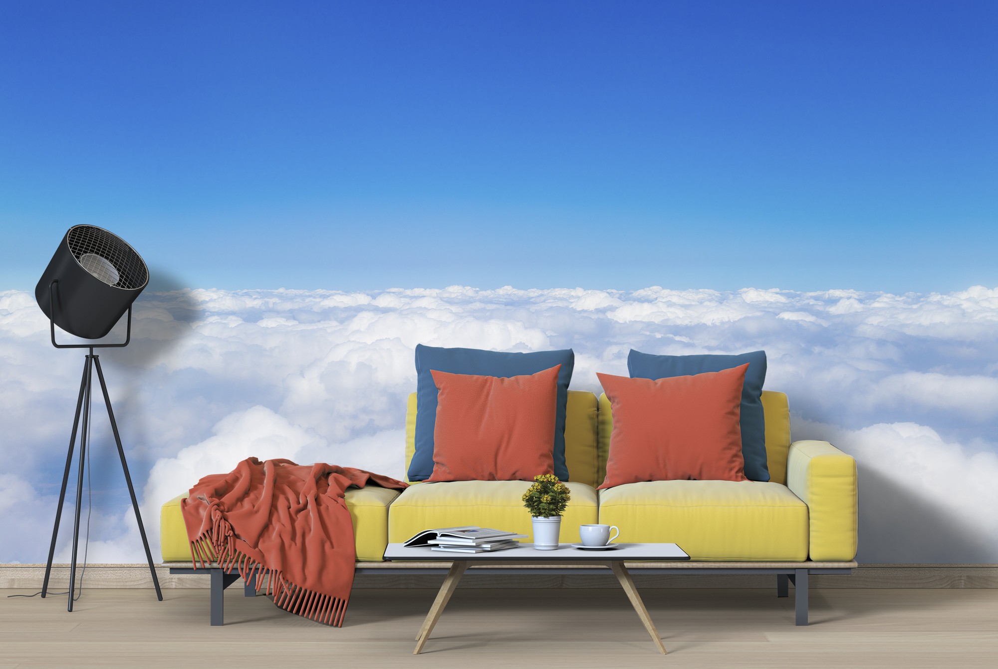 Cloud Wallpaper Wall Mural