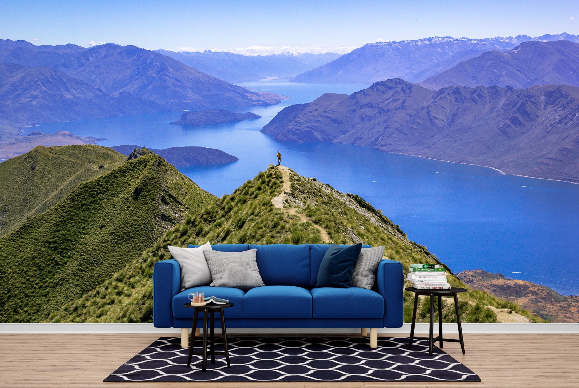 Mountain Landscape New Zealand Wallpaper Wall Mural