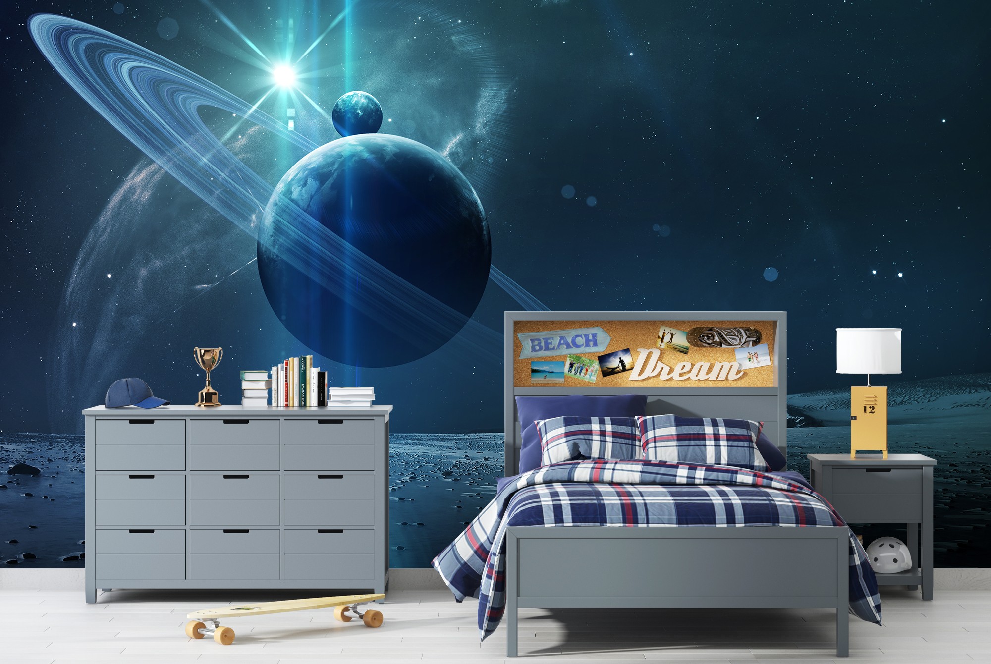 Alien Planet Space Background Wallpaper Wall Mural