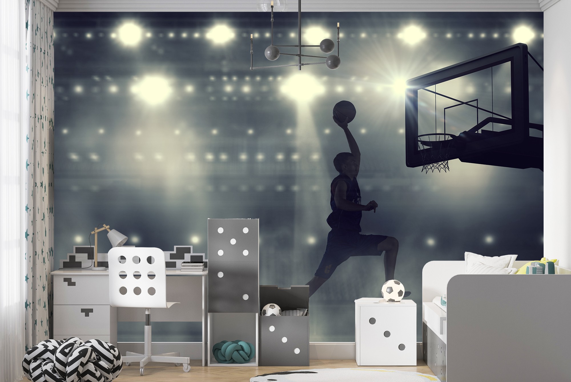 Slam Dunk Basketball Wallpaper Wall Mural
