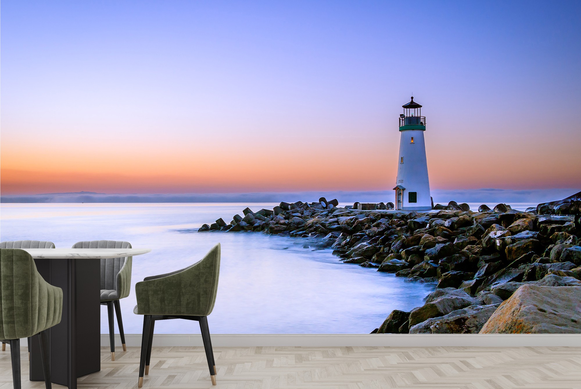 lighthouse sunset wallpaper