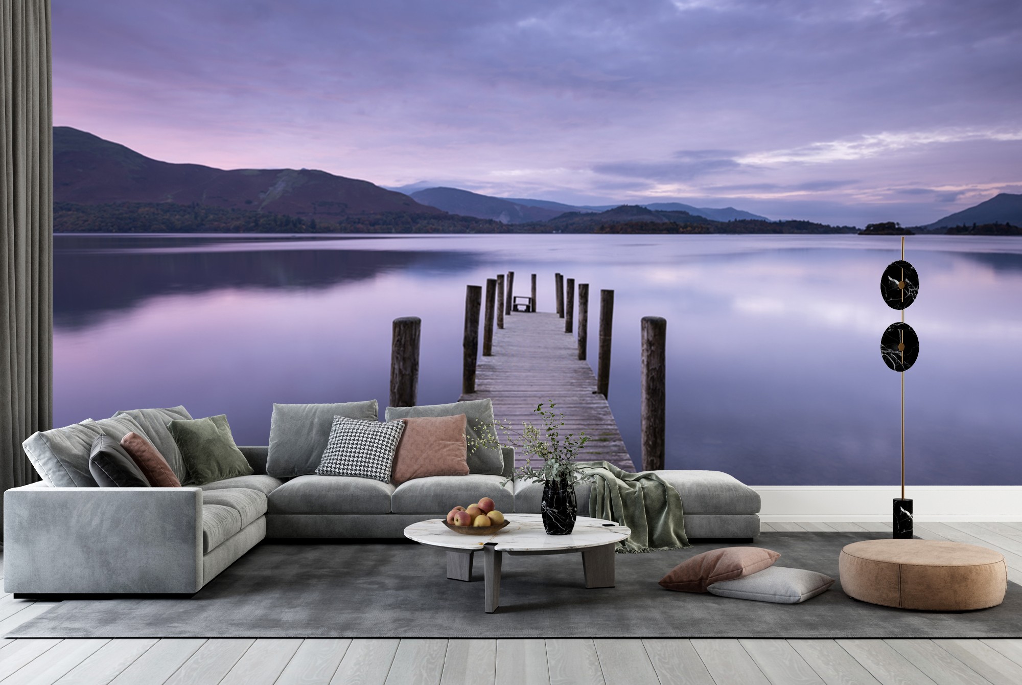 Ashness Jetty Wall Mural by Ross Hoddinott