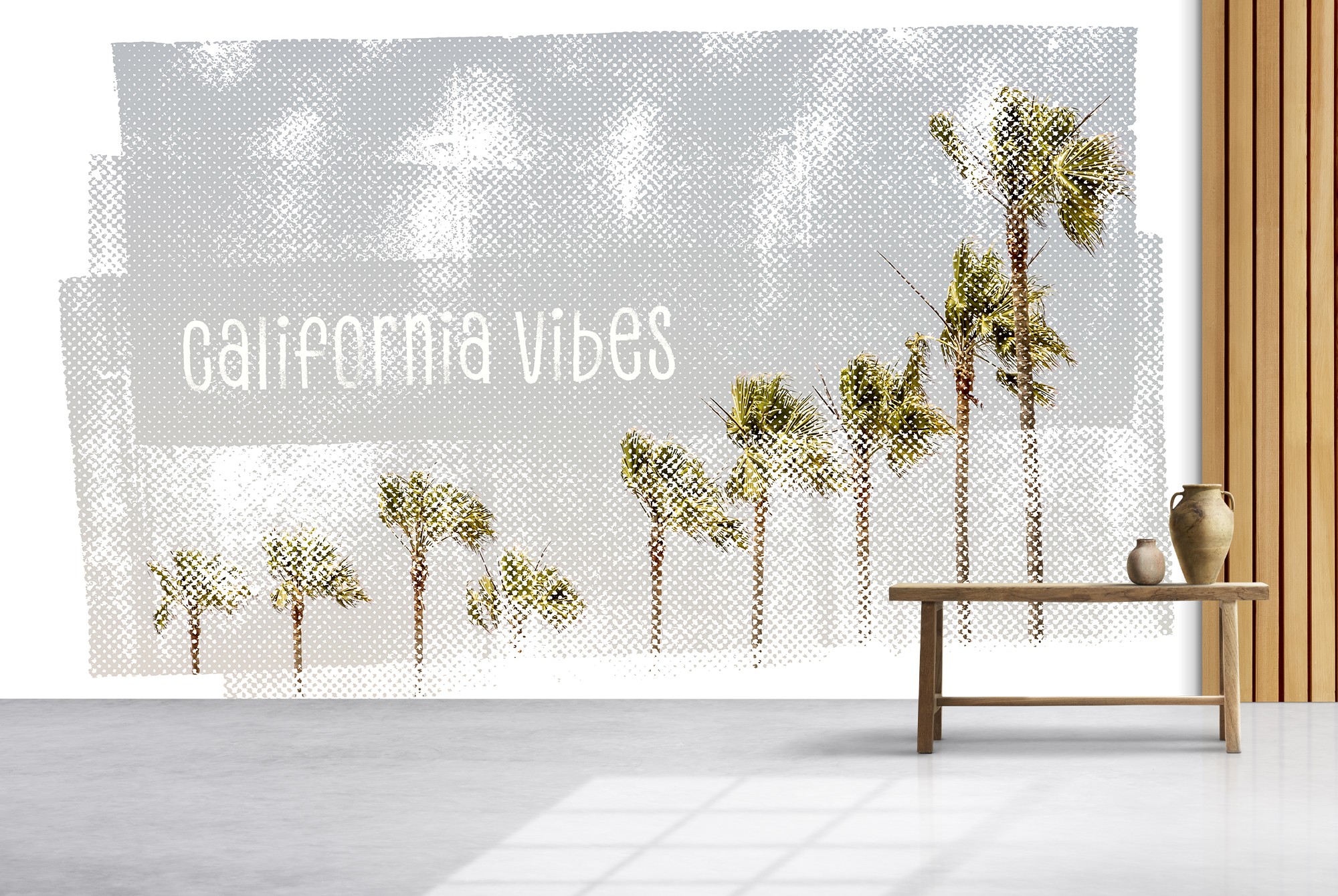 California Vibes Wall Mural by Melanie Viola