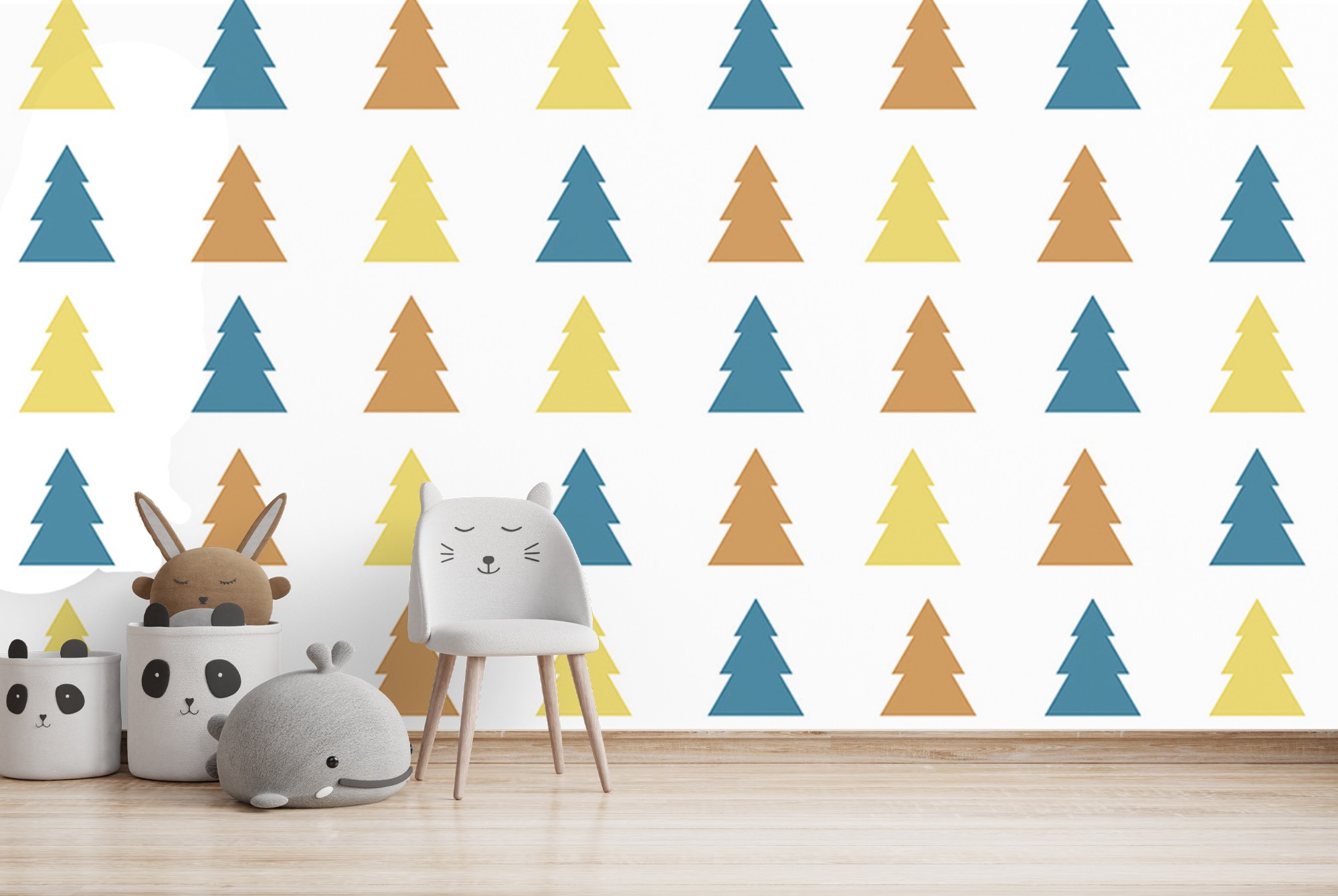 Tree Pattern Wall Mural by Jan Weiss