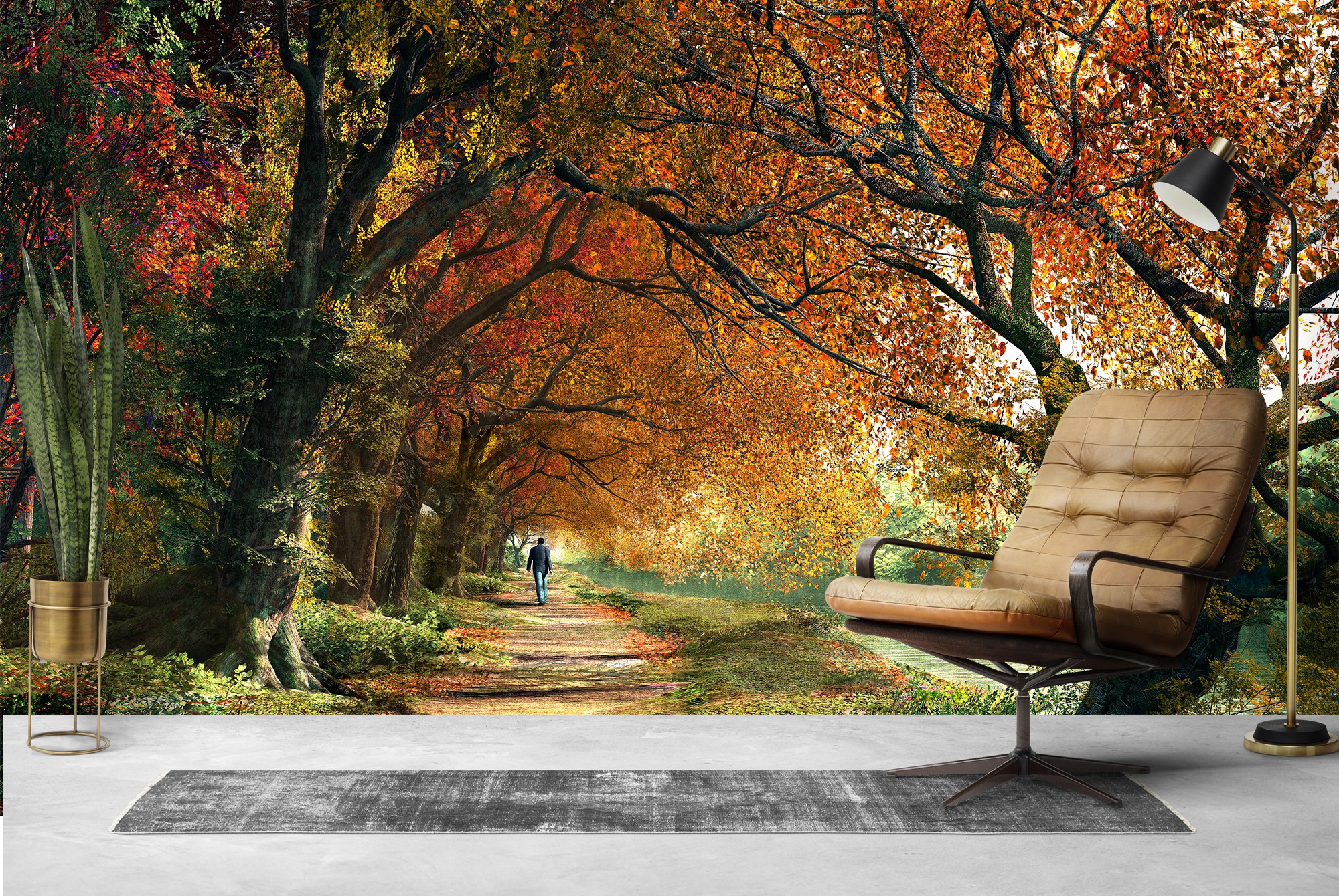 Forever Autumn Wall Mural by Dominic Davison