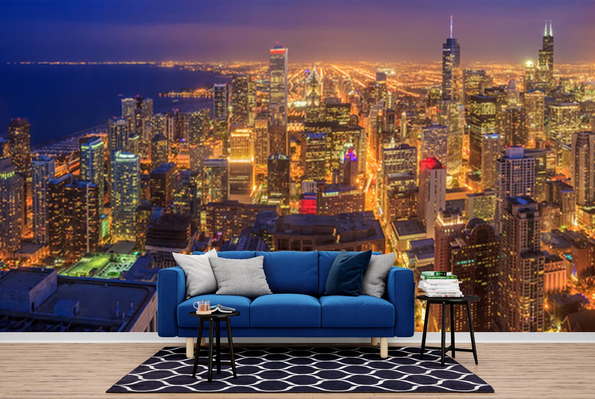 Chicago Papier Peint Photo Skyscraper City Skyline Papier peint Chambre ...