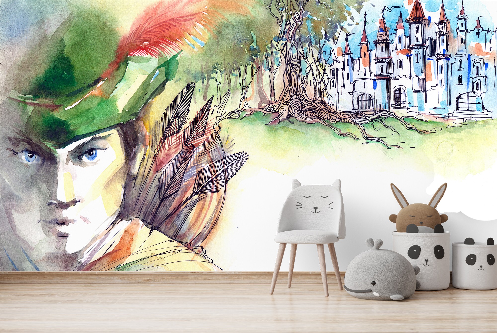 Robin Hood Fotomurales Arte de la fantasía Papel Pintado Dormitorio de ...