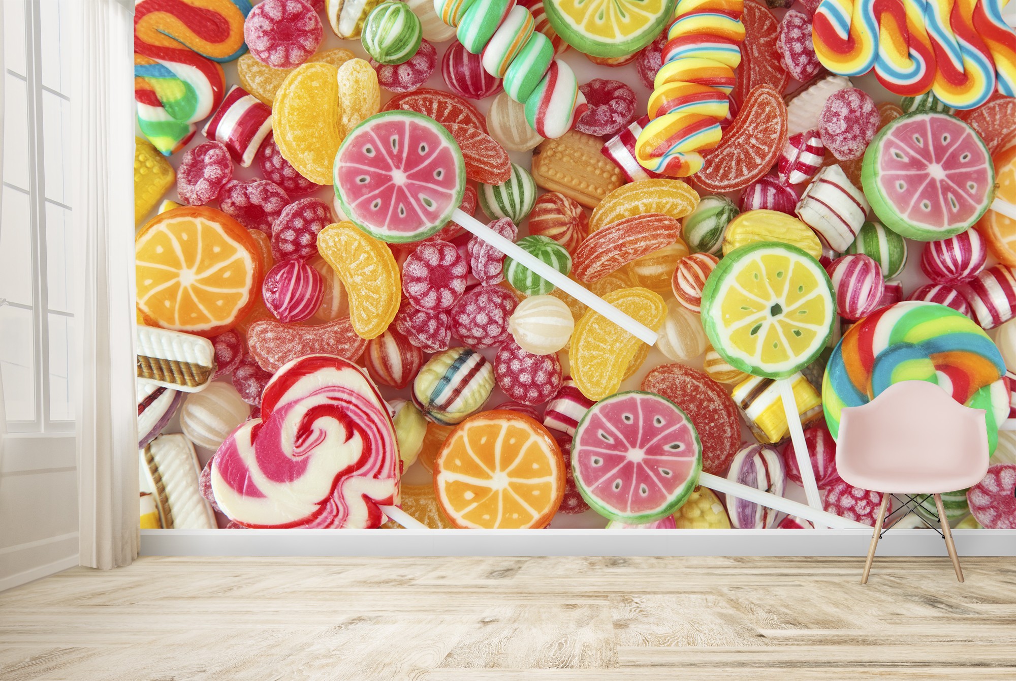 Sweet Shop Wallpaper Wall Mural
