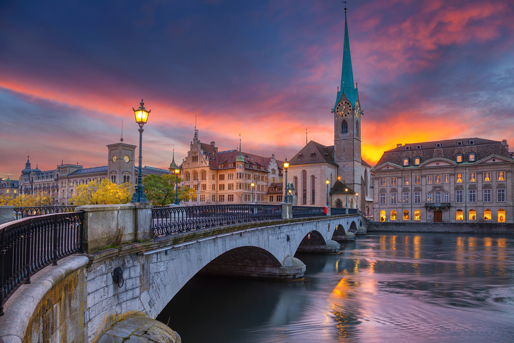 Zurich Cityscape Switzerland Wallpaper Wall Mural zurich-cityscape-switzerland-wallpaper-wall-mural