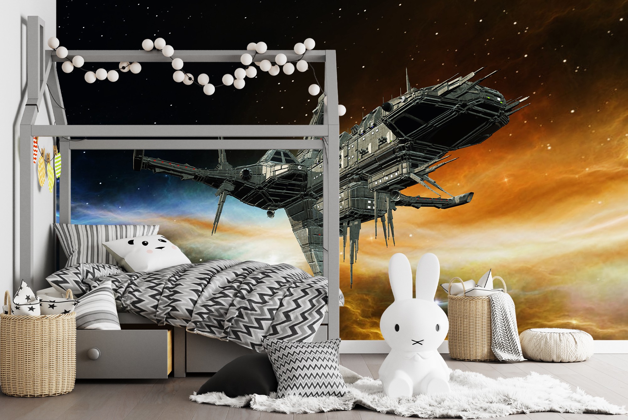 Spacecraft Wallpaper Wall Mural