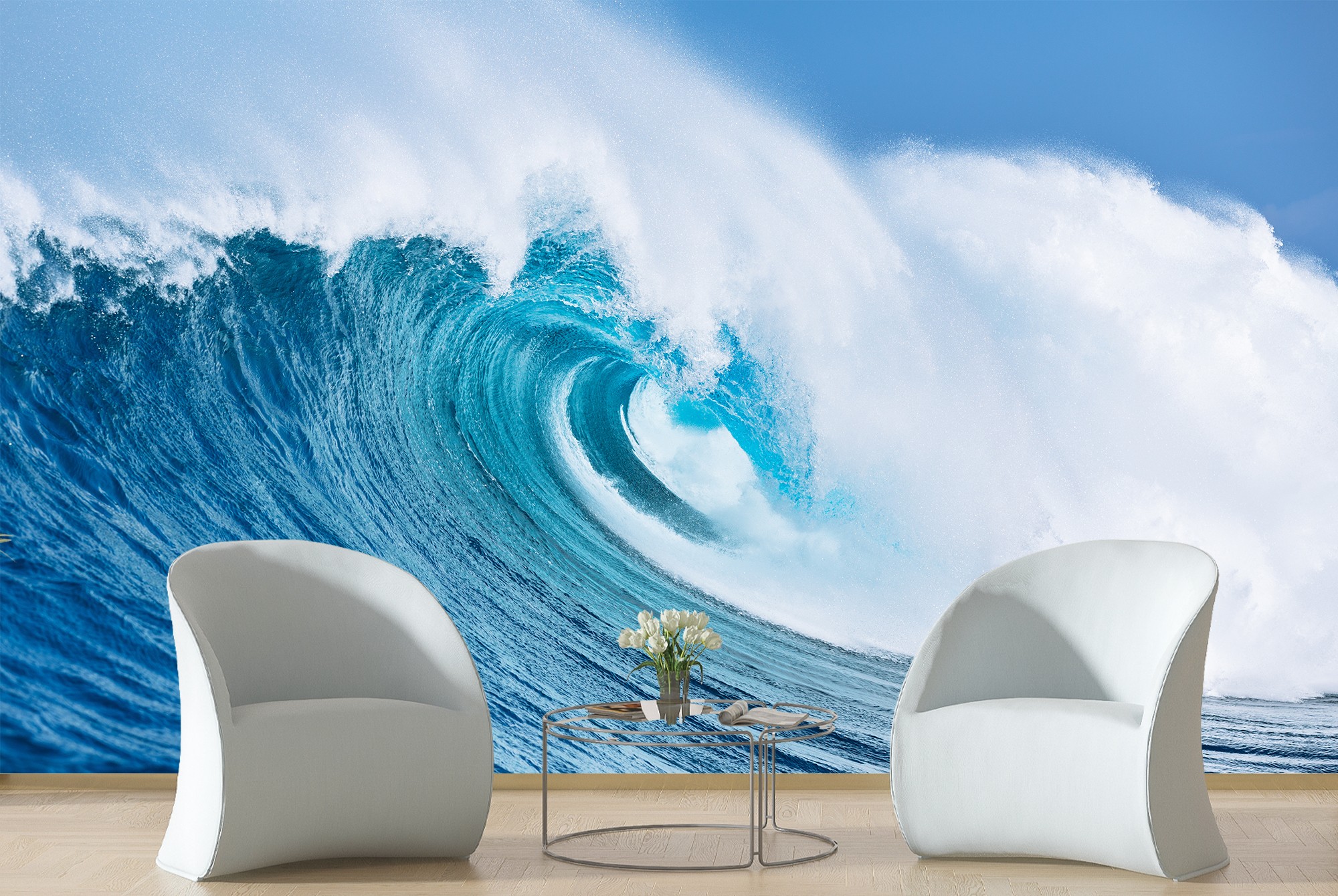 Tidal Wave Wallpaper Wall Mural