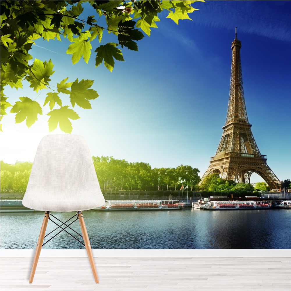 Eiffel Tower Spring Paris Wallpaper Wall Mural