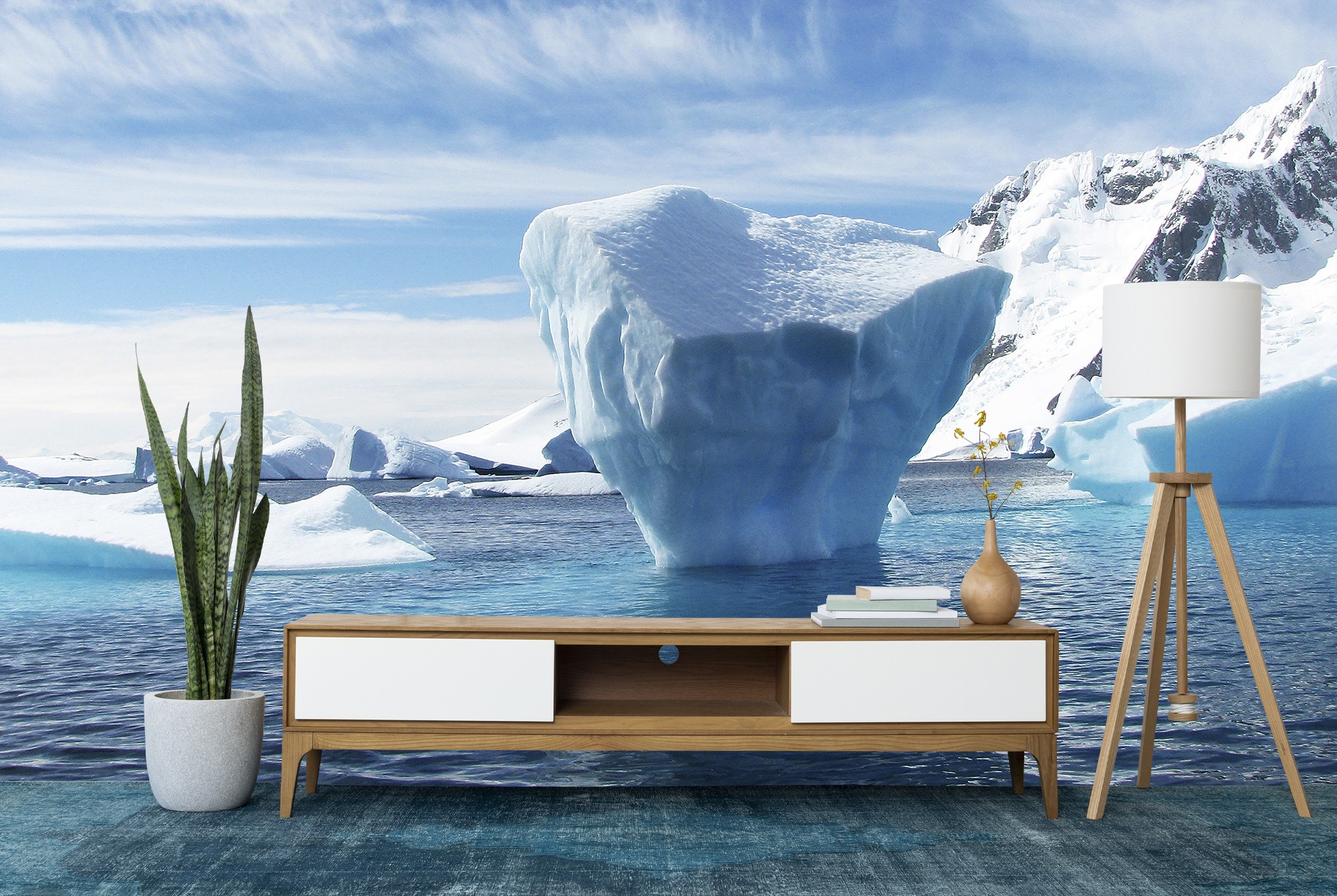 Iceberg Antarctic Wallpaper Wall Mural