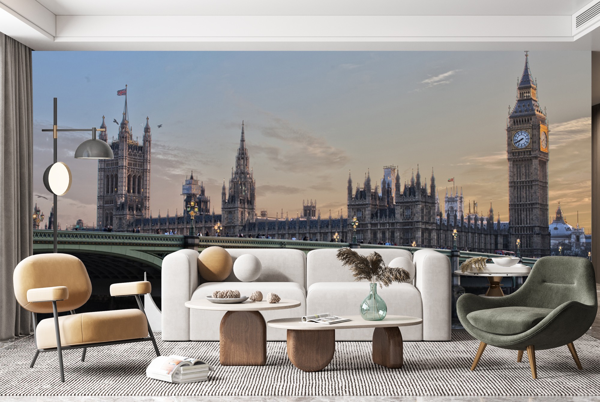 London City UK Big Ben & Westminster Wallpaper Wall Mural
