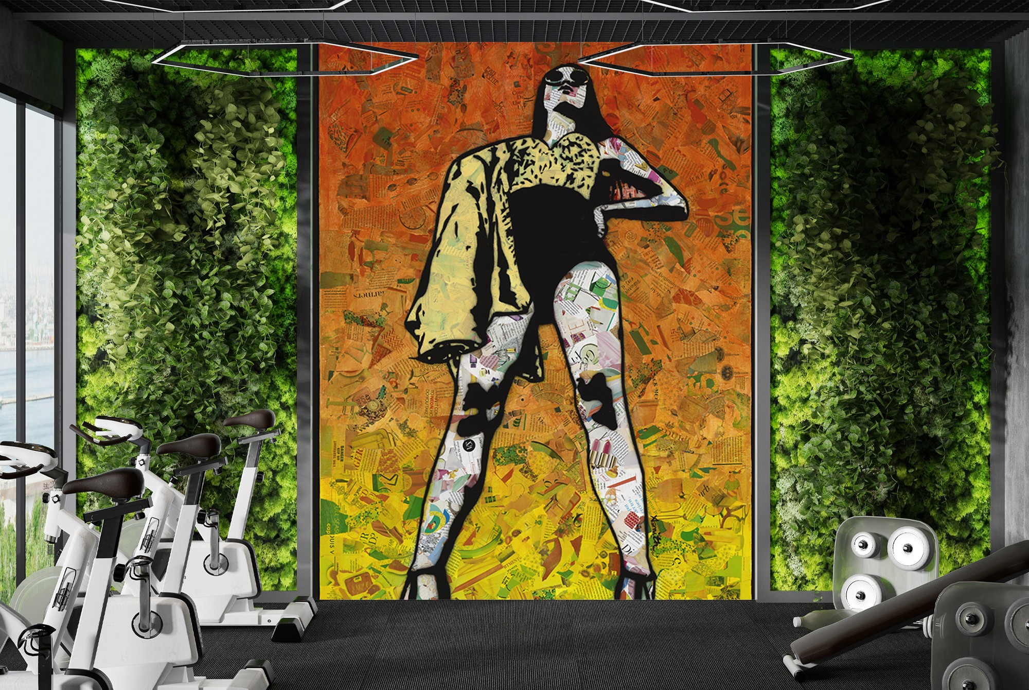 Brave Wall Mural by Amy Smith