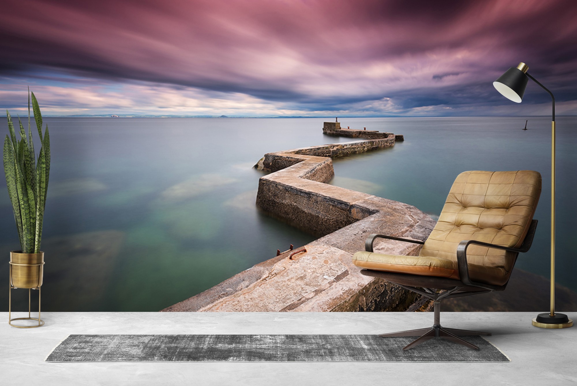 St Monans Wall Mural by Pete Rowbottom