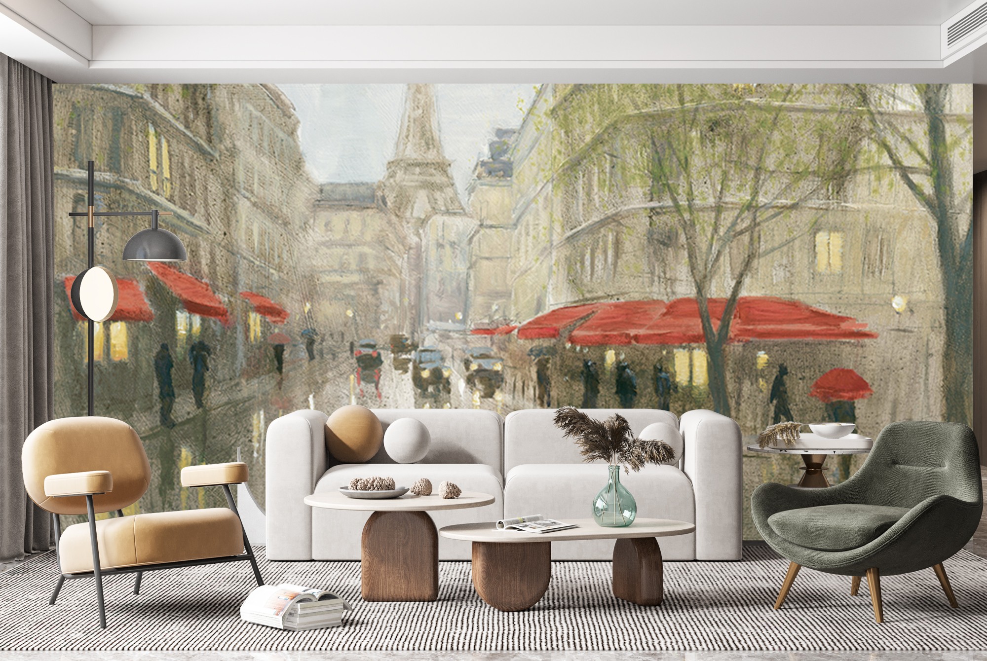 Impression of Paris Wall Mural by Myles Sullivan