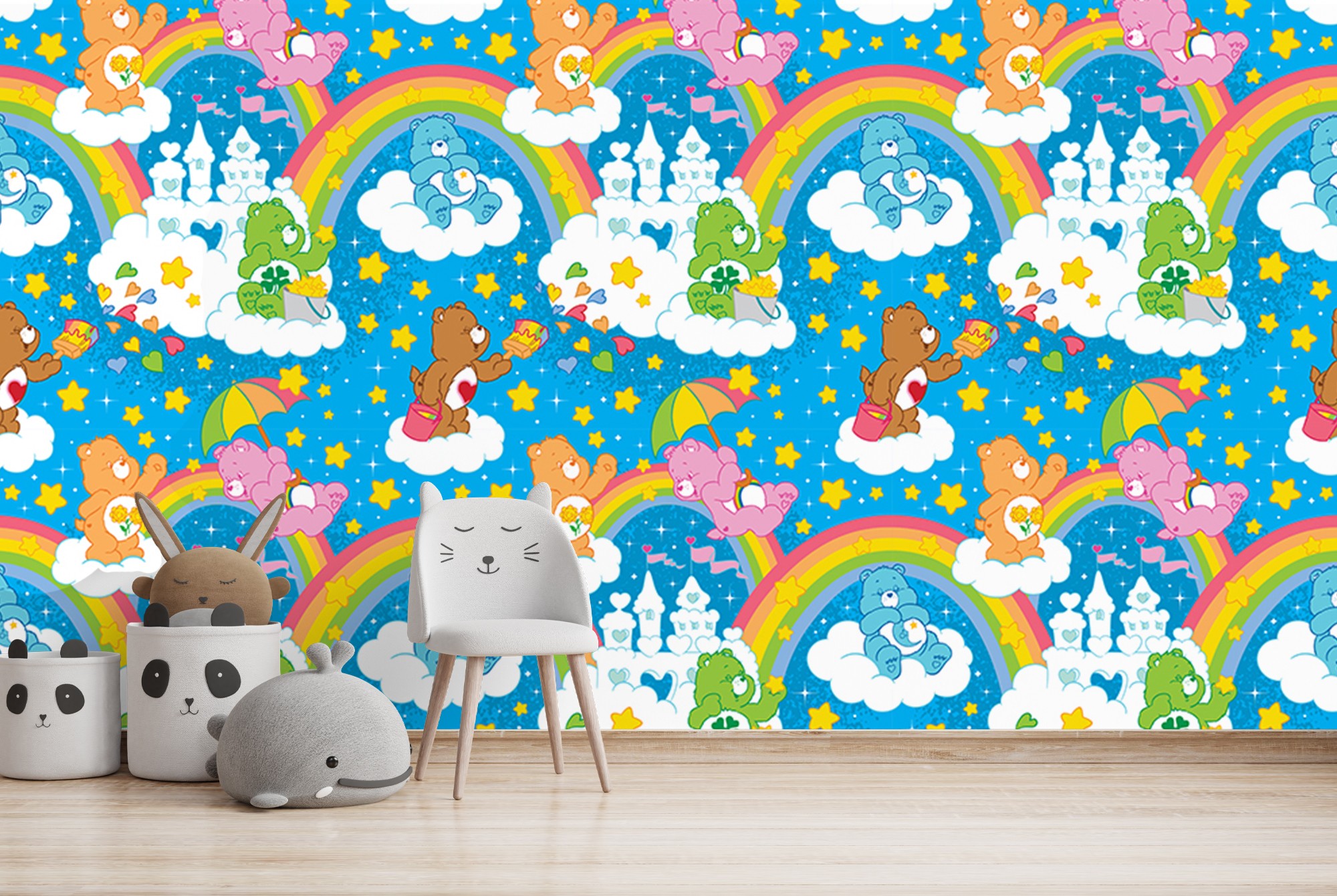 Care Bears Classic Cloud Castle Wall Mural