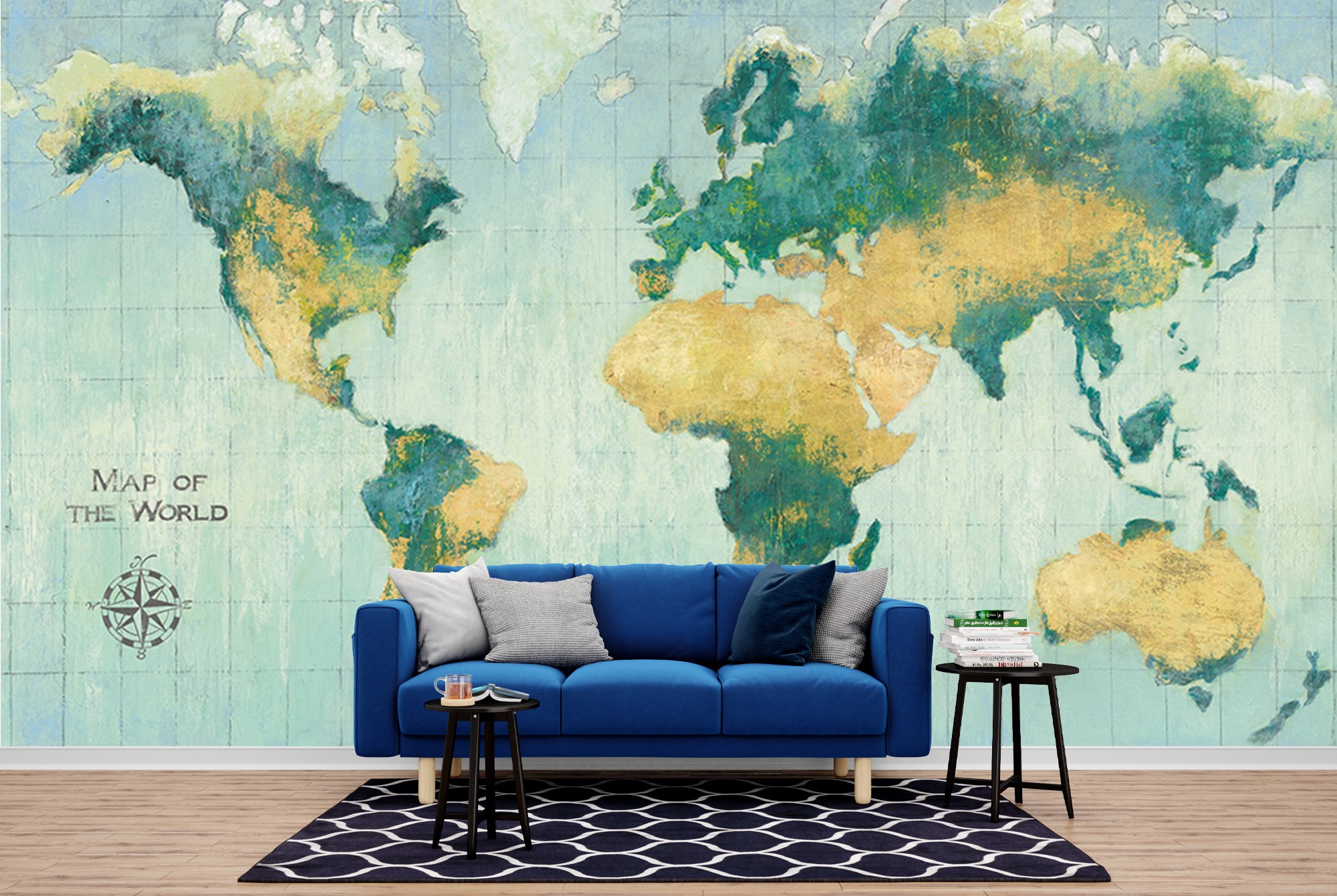 Golden Earth Wall Mural by Julia Purinton