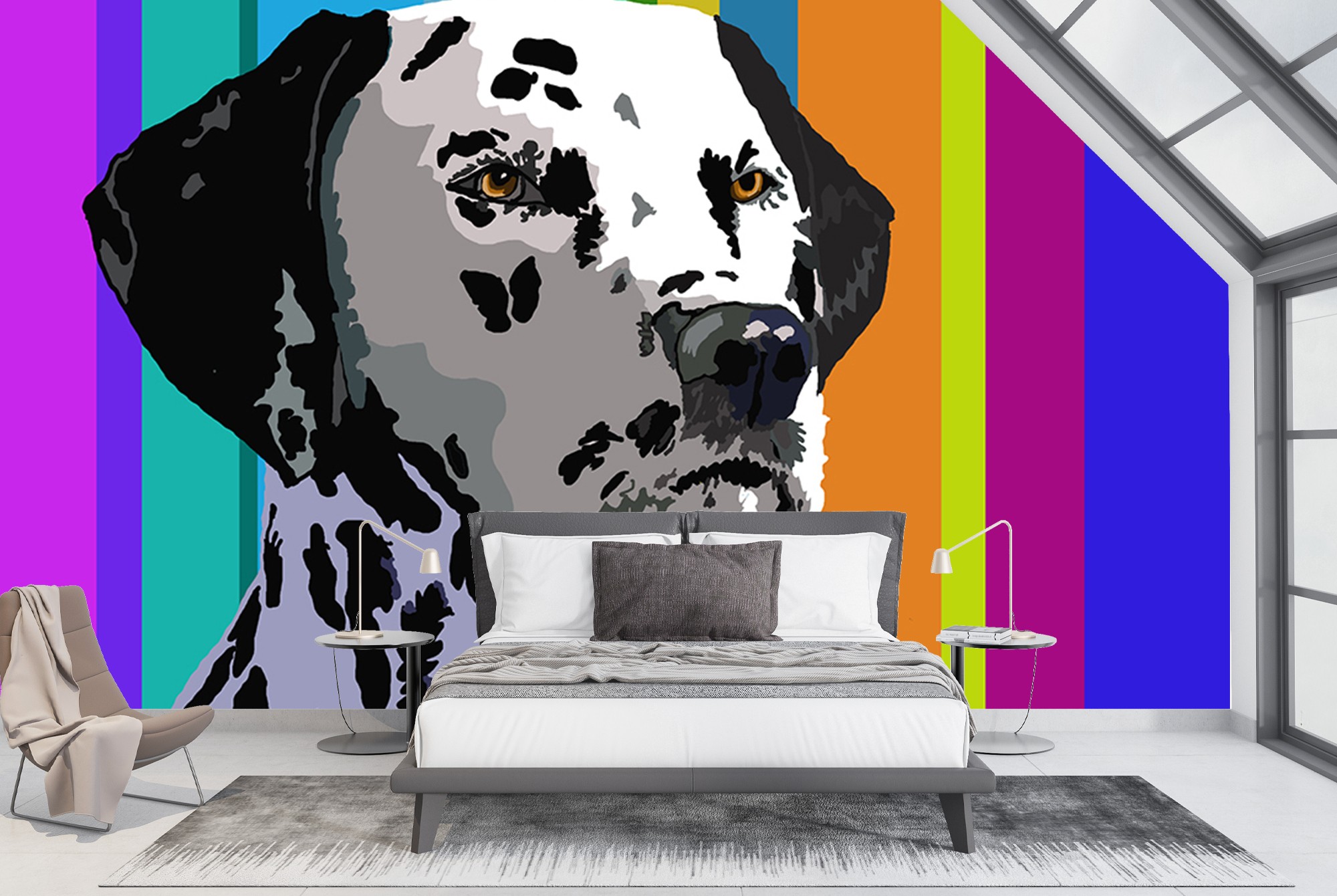 Lucy Wall Mural by Jo Thompson