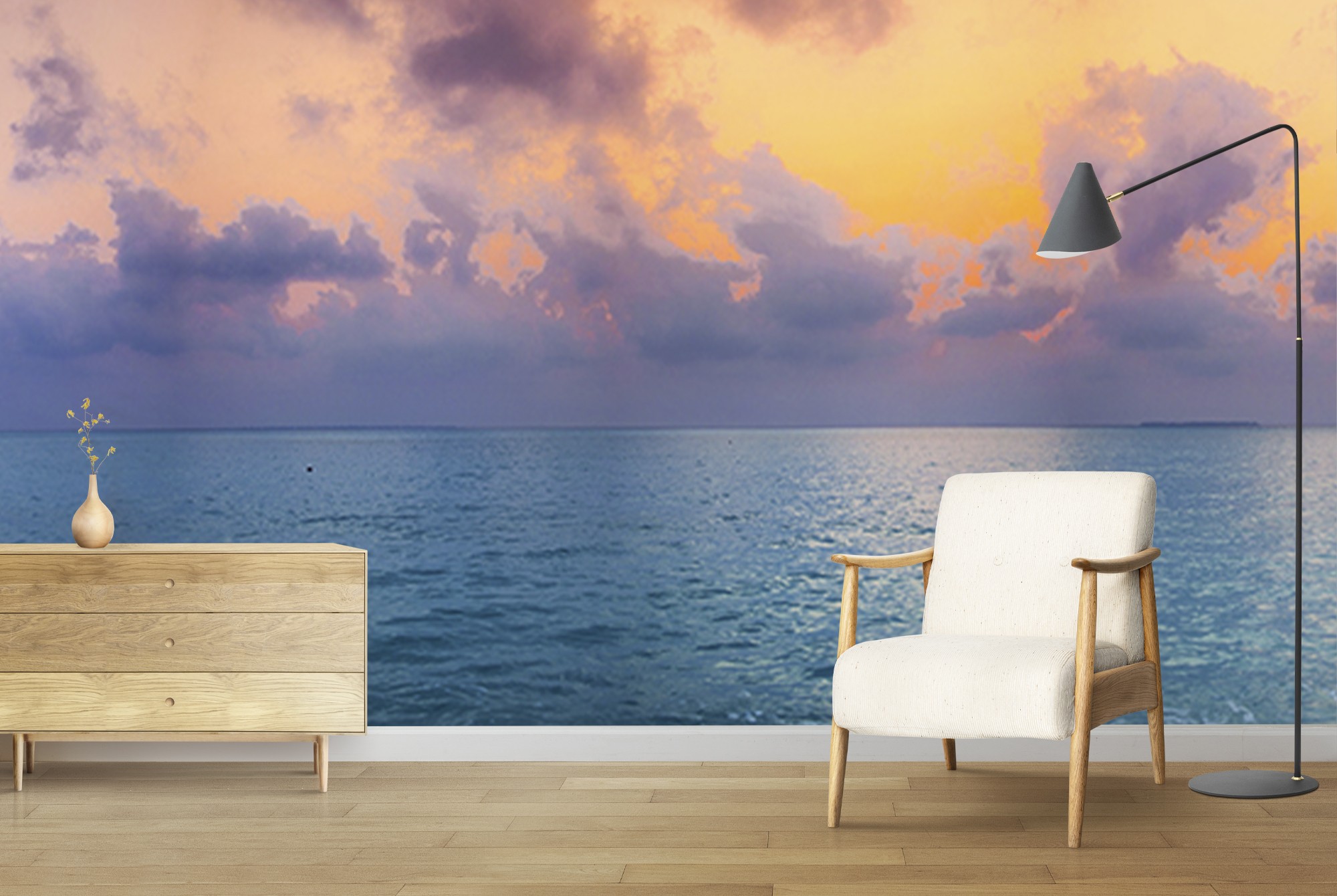 Island Hideaway Ocean View Wall Mural by Sean Davey